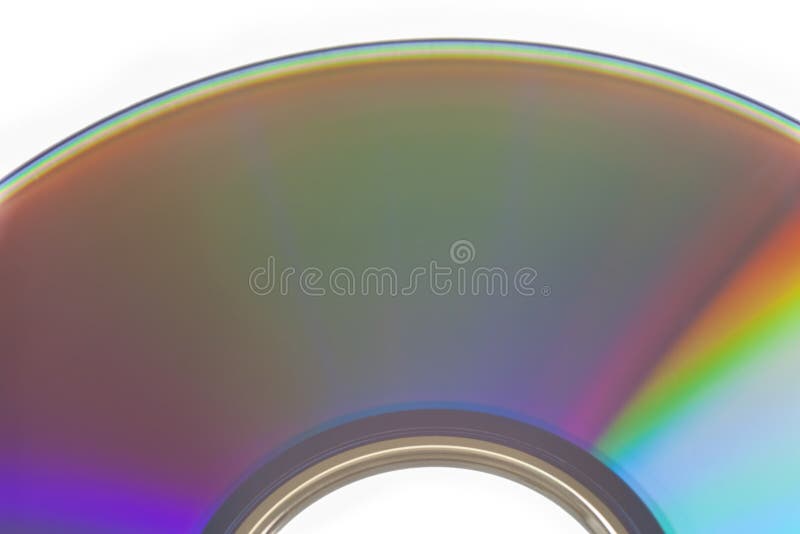 CD Disk Colorful Surface Texture Isolated White Background Stock Image ...