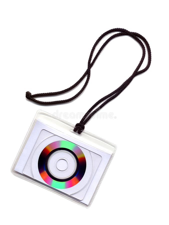 CD Disk cut-away on a cord stock photo. Image of member - 2092770
