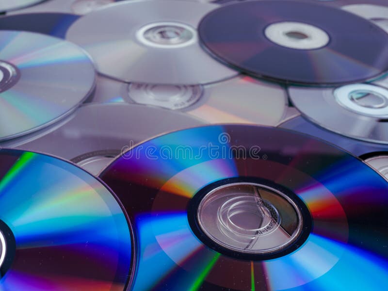CD Disk, Obsolete Storage Medium Stock Image - Image of stack, desktop ...