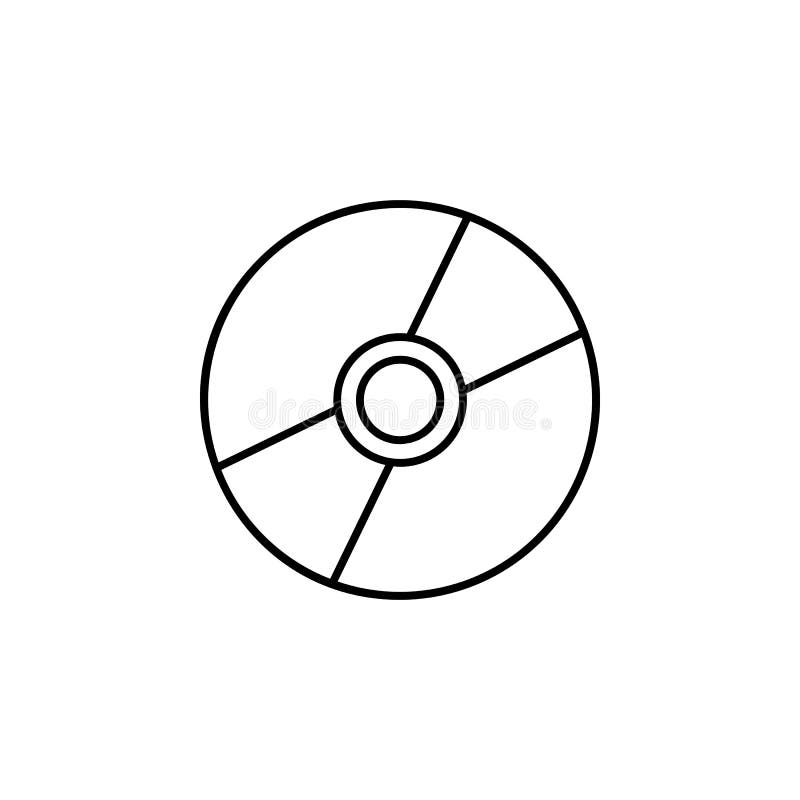 Cd Outline Stock Illustrations – 5,373 Cd Outline Stock Illustrations ...
