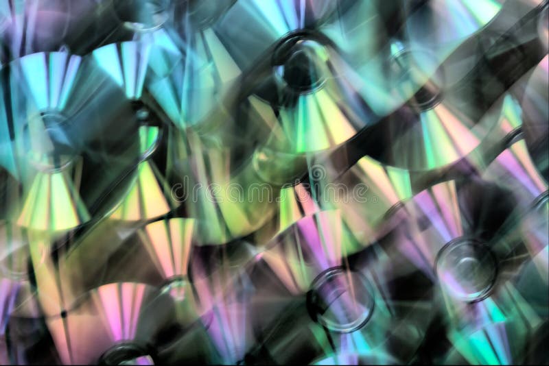 CD. Dispersión ligera. foto de archivo. Imagen de textura - 13319726