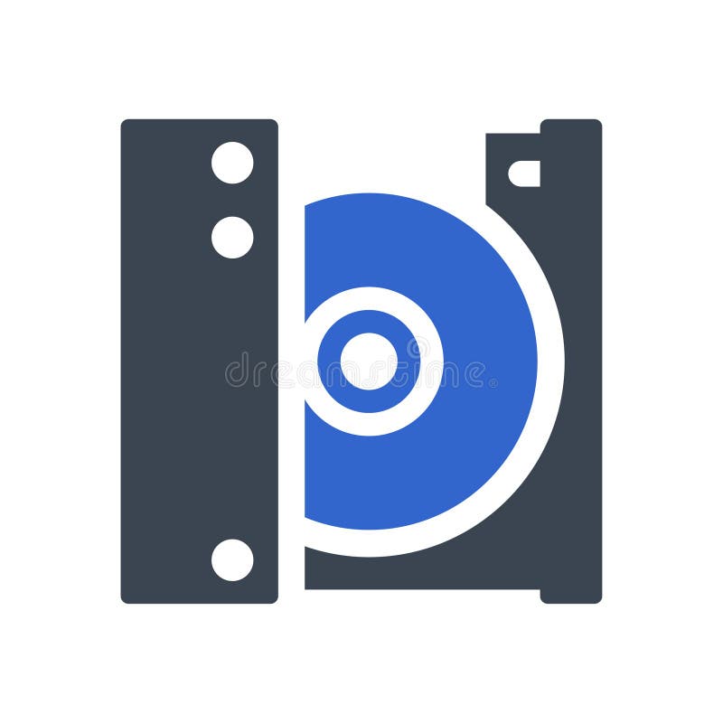 Cd drive icon stock vector. Illustration of hardware - 350120789