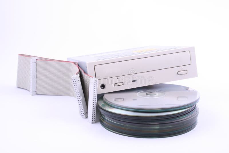 Cd driver stock photo. Image of white, installation, drive - 1803602