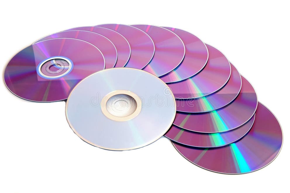 Cd - Dvd stock photo. Image of isolated, multimedia, color - 4295924