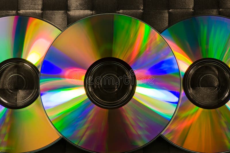 CD and DVD stock photo. Image of reflections, shiny, computer - 5175900