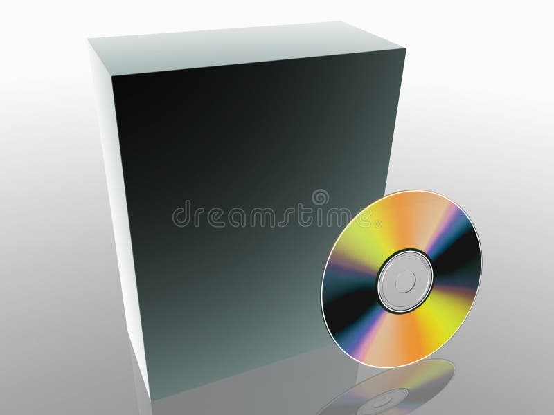 Plain CD pack stock illustration. Illustration of software - 2895823