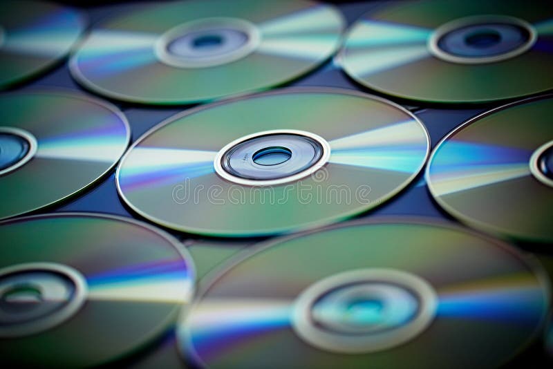 CD, DVD & Blu-ray stock photo. Image of video, colour - 27393500