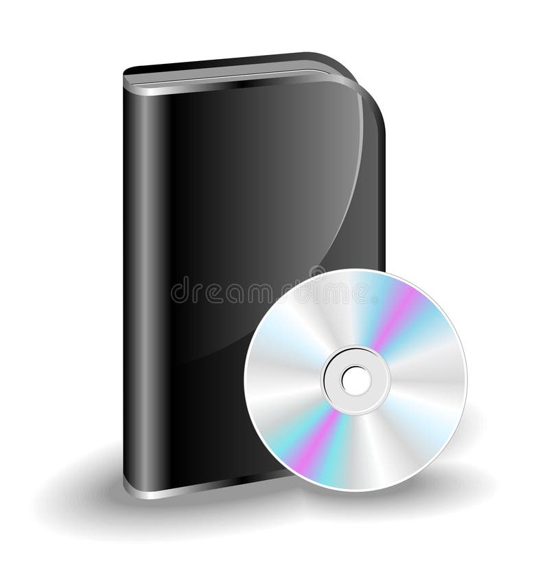 Plain CD pack stock illustration. Illustration of software - 2895823