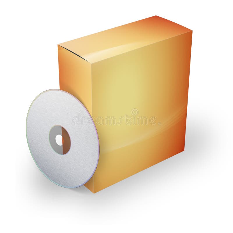 Software box stock vector. Illustration of brand, shopping - 9732701