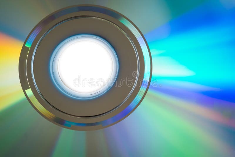 CD/DVD close up. stock photo. Image of reflection, dsic - 70718068