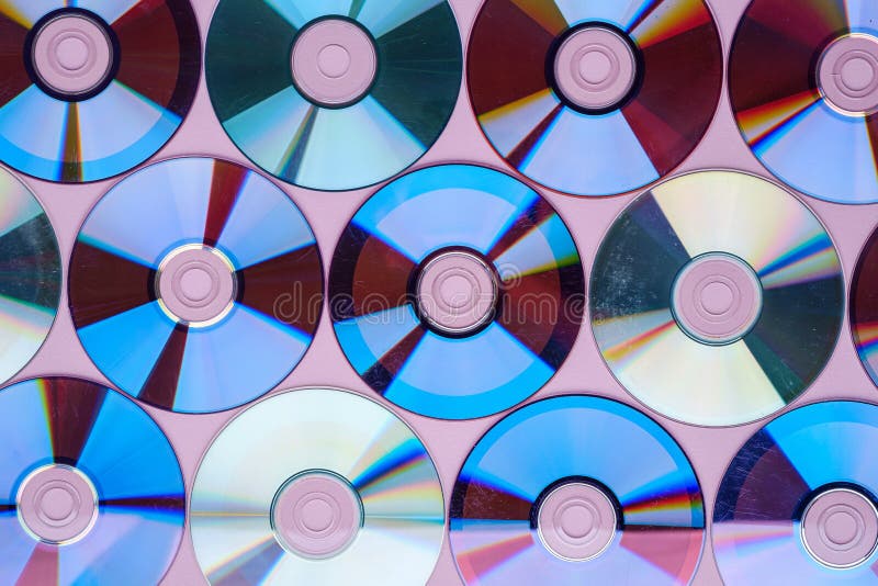 Abstract CD DVD Compact Disc Disk Dispersion Refraction Reflection of ...