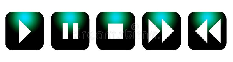CD DVD control buttons stock illustration. Illustration of remote - 2702504