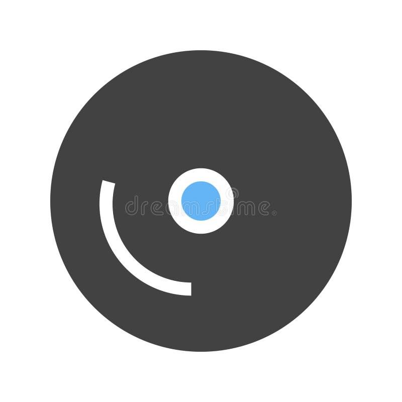 Game Disk icon stock vector. Illustration of concept - 110988131