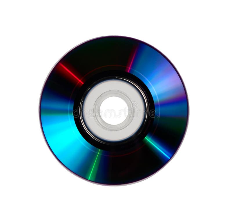 CD DVD Disk stock image. Image of isolated, device, rainbow - 12512589