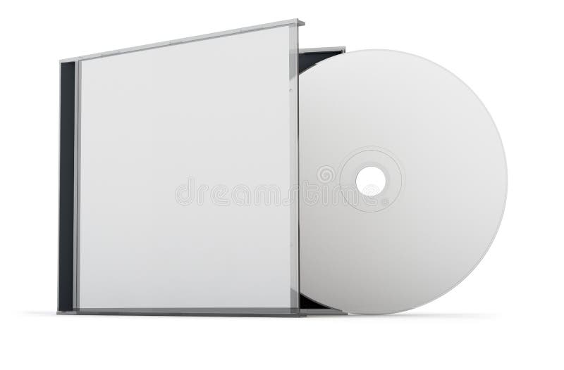 Plain CD pack stock illustration. Illustration of software - 2895823