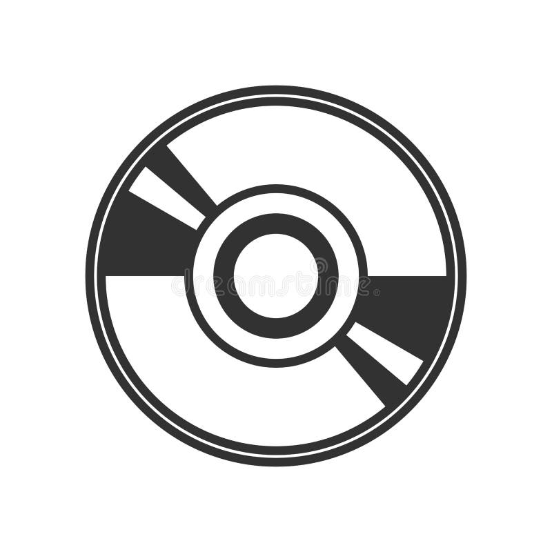 CD or DVD Disk Outline Flat Icon on White Stock Vector - Illustration ... CD or DVD Disk Outline Flat Icon on White Stock Vector - Illustration ...