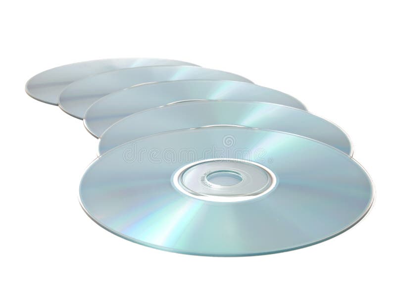 Cd or dvd disks stock photo. Image of reflection, equipment - 8351552