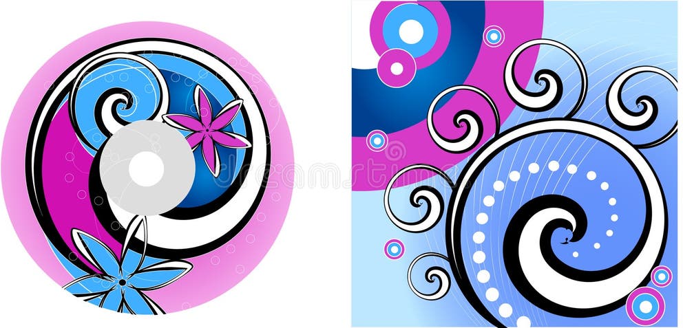 Cd Label Designs Stock Illustrations – 20 Cd Label Designs Stock ...