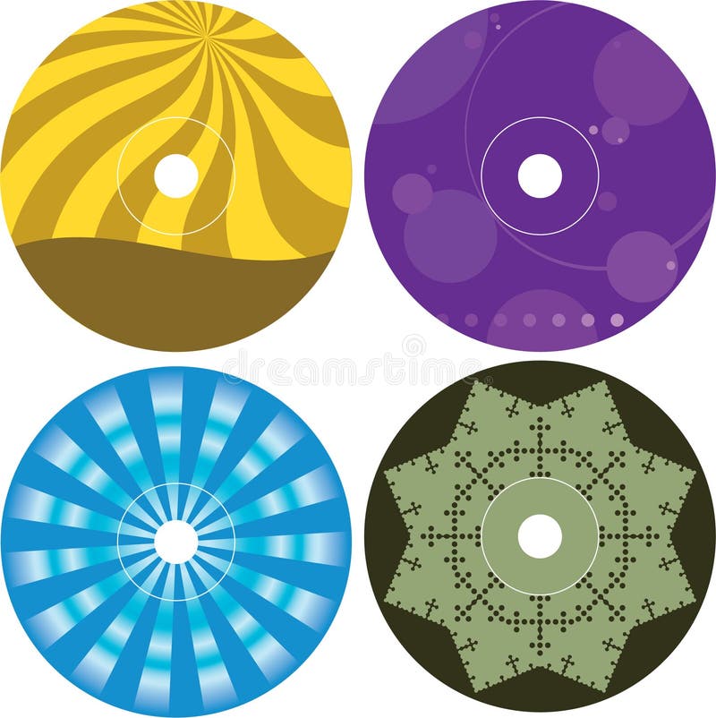 Cd - Dvd Label Design Template Stock Vector - Illustration of label ...