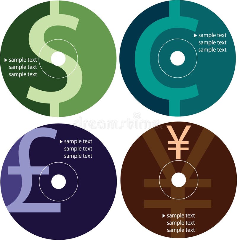 Cd - Dvd Label Design Template Stock Vector - Illustration of design ...