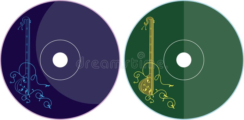 Cd - Dvd Label Design Template Stock Vector - Illustration of sticker ...
