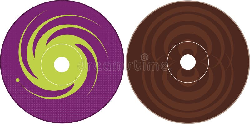 Cd - Dvd Label Design Template Stock Vector - Illustration of beauty ...