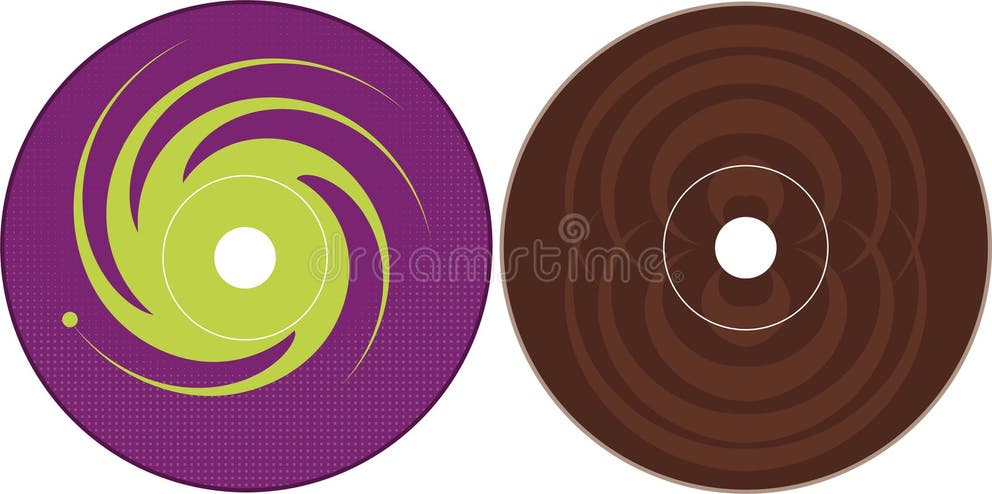 Cd - Dvd Label Design Template Stock Vector - Illustration of beauty ...