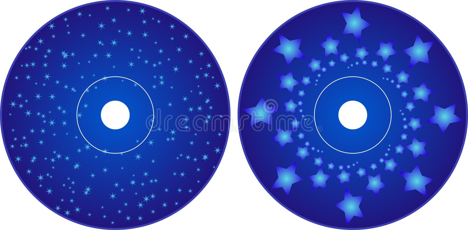 Cd Dvd Label Design Template Stock Vector - Illustration of decoration ...