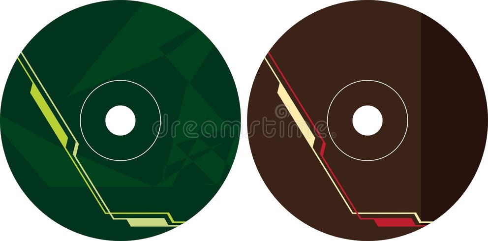 Cd - Dvd Label Design Template Stock Vector - Illustration of ornate ...