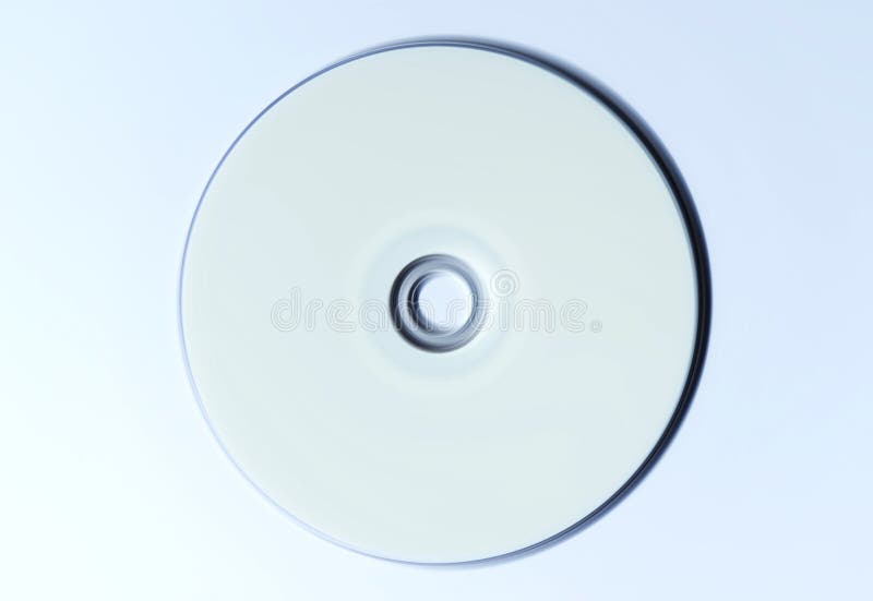 CD DVD Lege Schijf Op Witte Lijst Stock Foto - Image of vorm ...