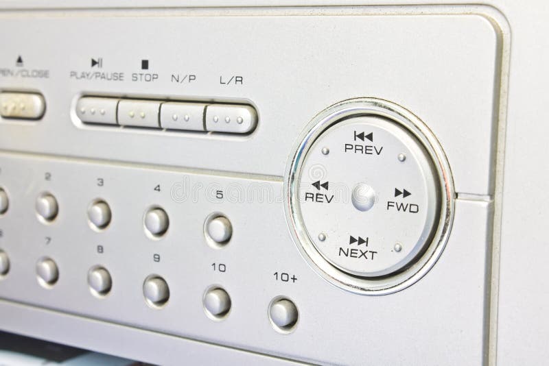 CD, DVD Player stock photo. Image of tuner, equipment - 59229434