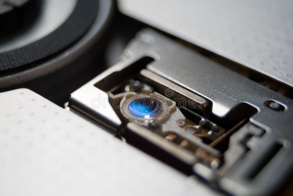 CD/DVD-ROM laser head stock photo. Image of peripheral - 68324904