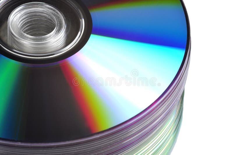 Flat Vector Dvd Stack