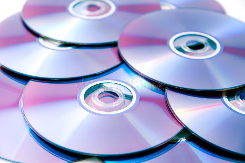 CD, DVD stack stock photo. Image of isolated, clean - 144101202