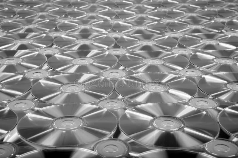 DVD CD Disc Pile Technology Background Texture Pattern Stock Photo ...