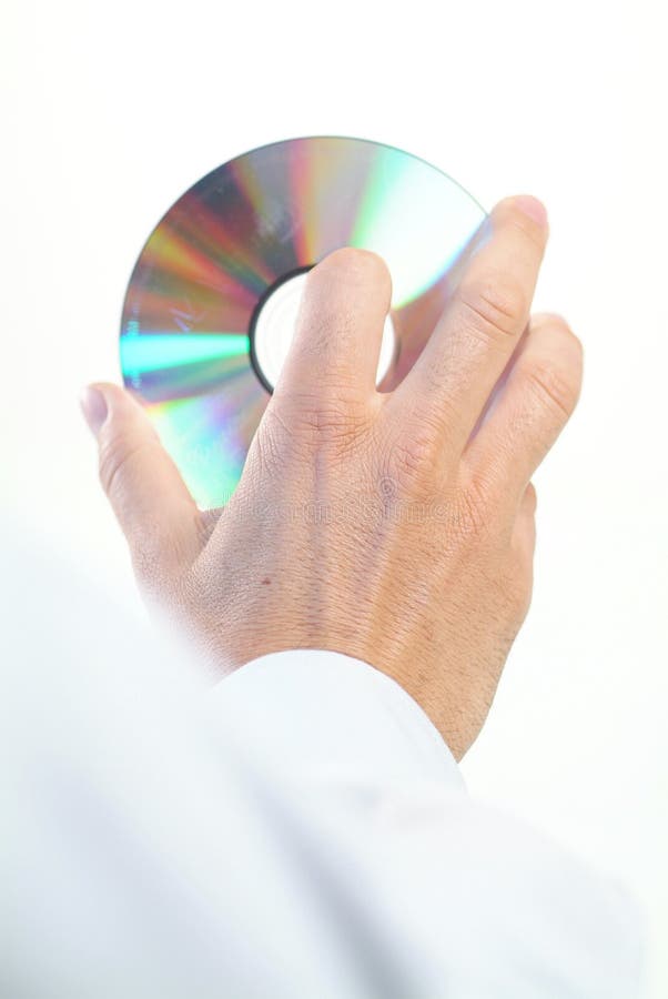 Cd_in_hand stock image. Image of computer, compact, hand - 1971765