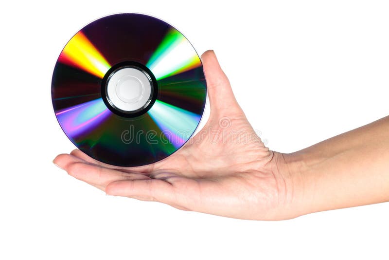 Cd in hand stock photo. Image of media, disc, medium - 26220740