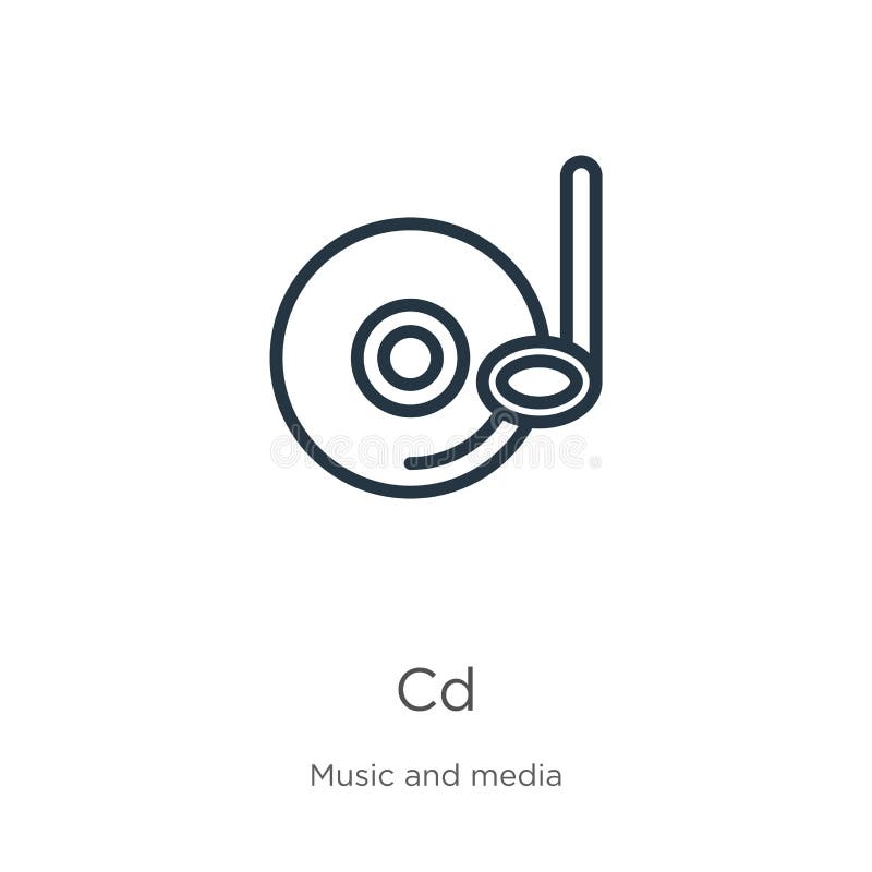 Cd Outline Stock Illustrations – 5,373 Cd Outline Stock Illustrations ...