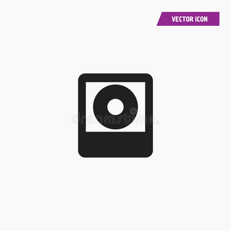 CD Disk, CD Player Icon Vector. Stock Vector - Illustration of data ...