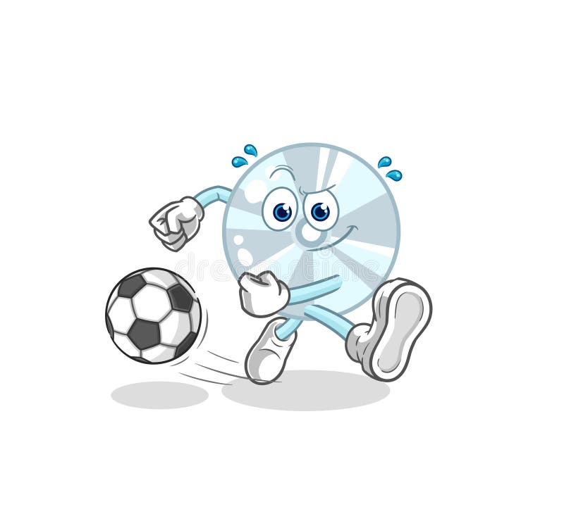 Emoticon Kicking Mascot Vector Cartoon Illustration Stock Illustration ...