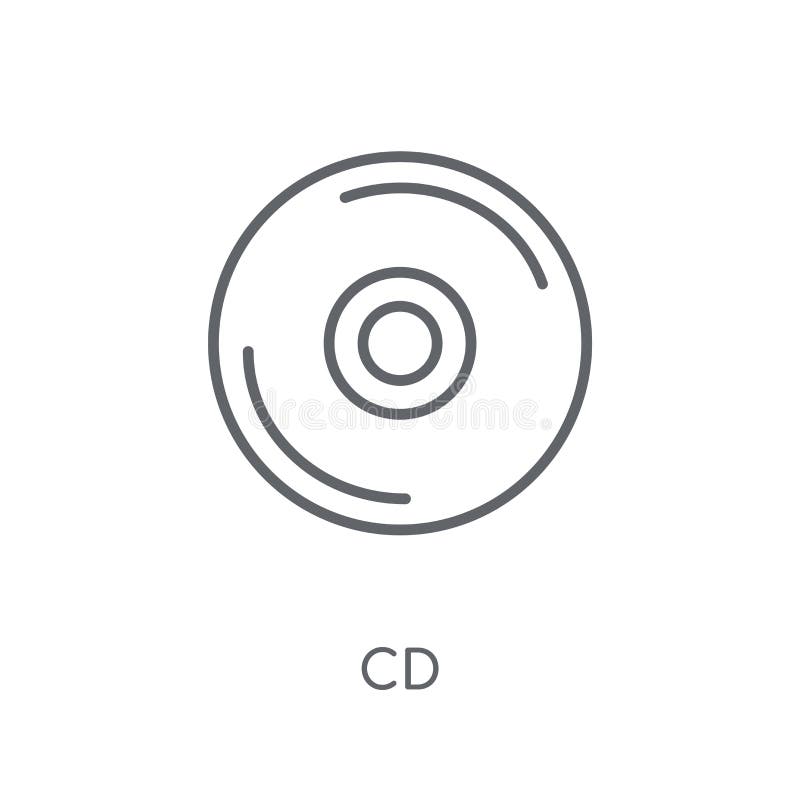 Album Linear Icon. Modern Outline Album Logo Concept on White Ba Stock ...