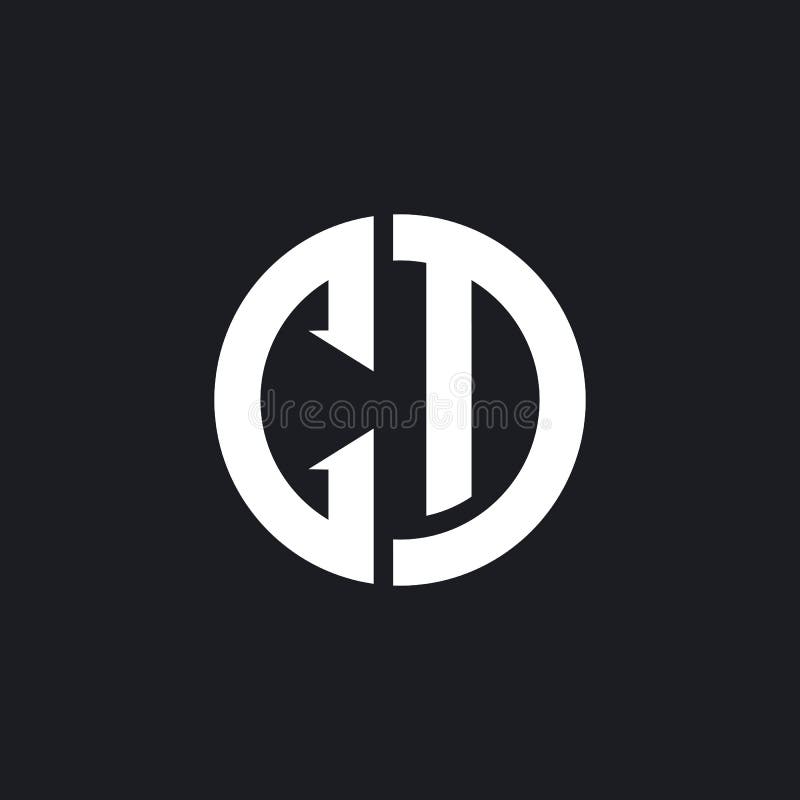 CD Logo Vector Icon Illustration Stock Vector - Illustration of ...