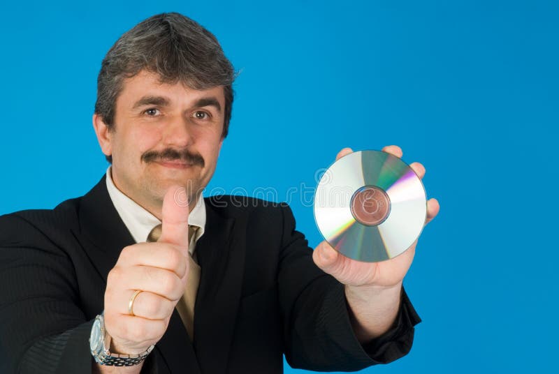 Cd man стоковое фото. изображение насчитывающей мужчина - 5237836