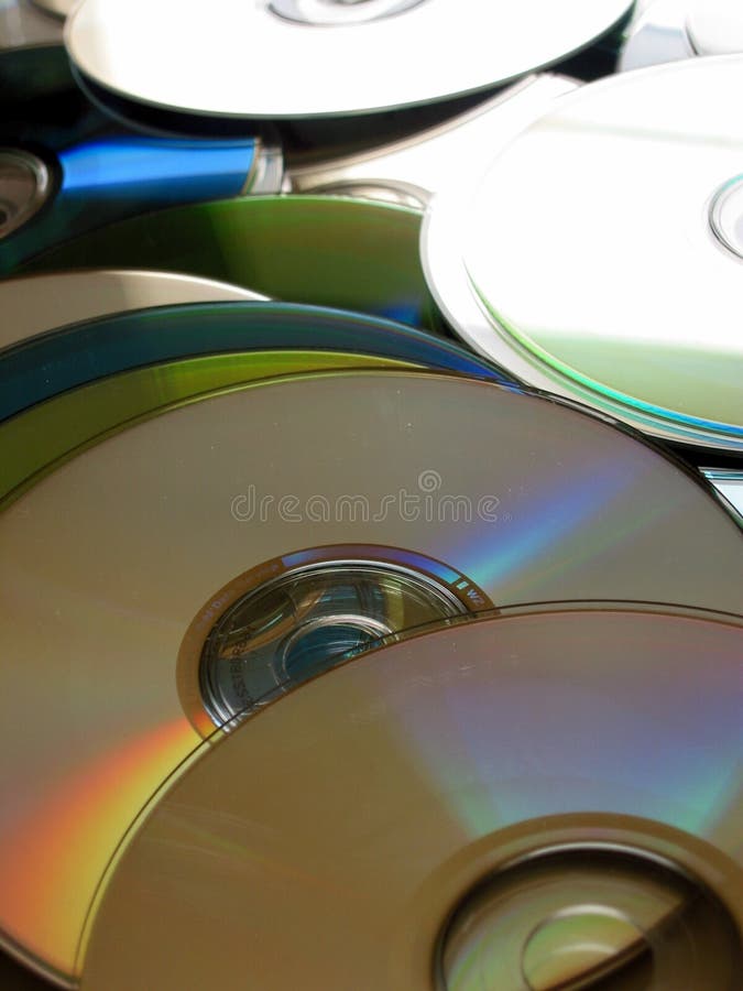CD mess 6 stock image. Image of writer, colors, magnifying - 196365