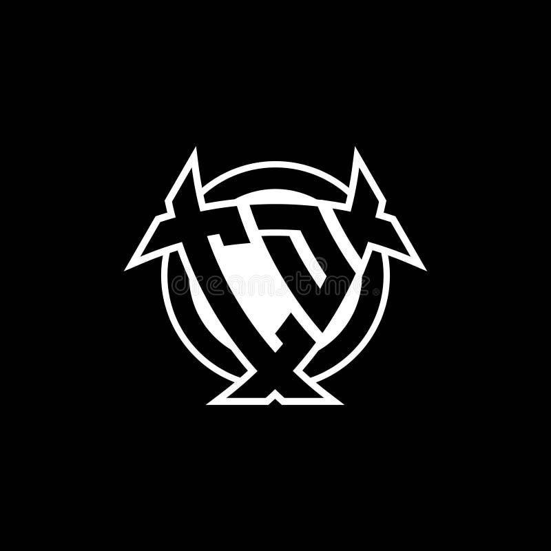 CD Logo Monogram Triangle Shield and Circle Shape Stock Vector ...