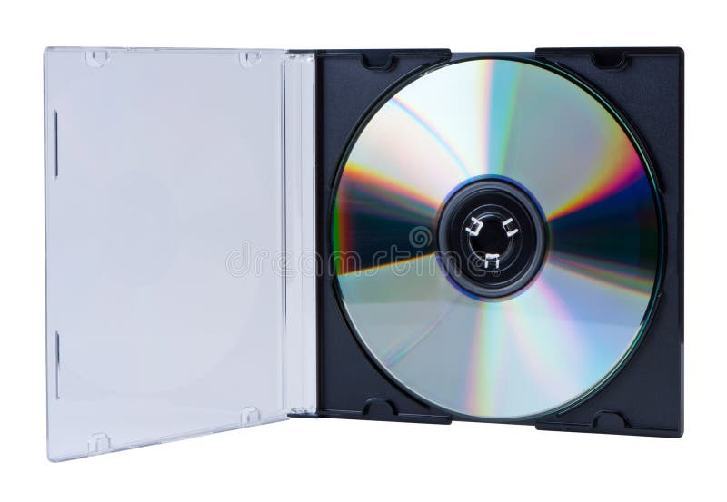 Opening Cd-rom Drive with Disk Stock Photo - Image of copy, digital ...