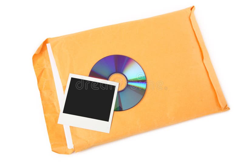 A Polaroid Photo and File Folder Stock Image - Image of office ...