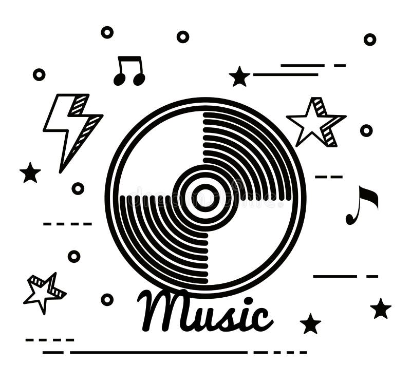 Music Notes Cd Stock Illustrations – 636 Music Notes Cd Stock ...