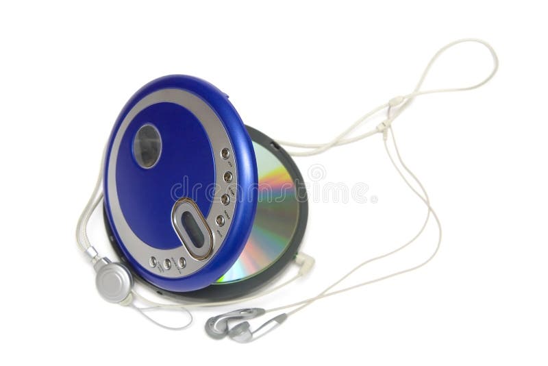 CD player stock image. Image of computer, multimedia, round - 4600317