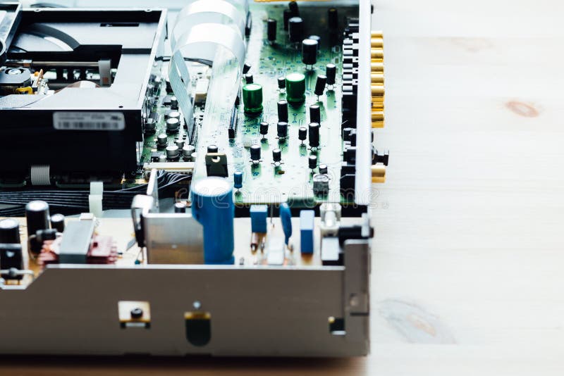 Cd player inside stock photo. Image of macro, detail - 65232788